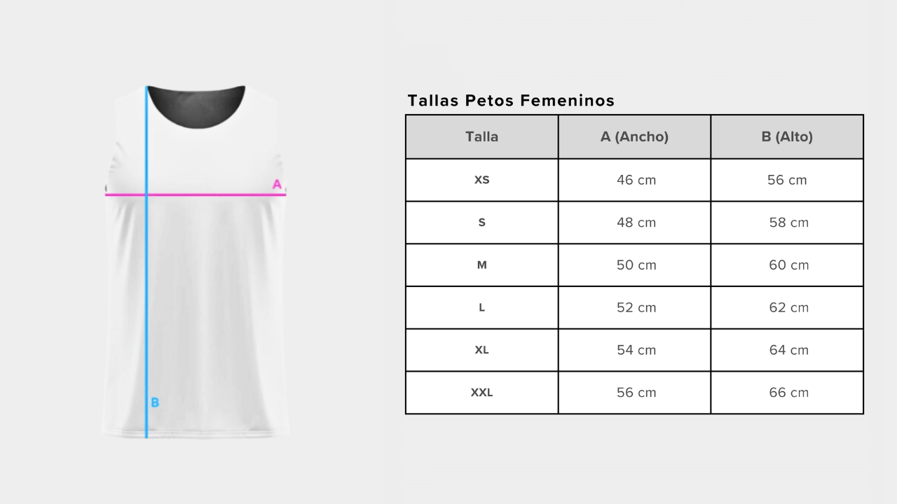 Guia de Tallas – Sublime Ultimate